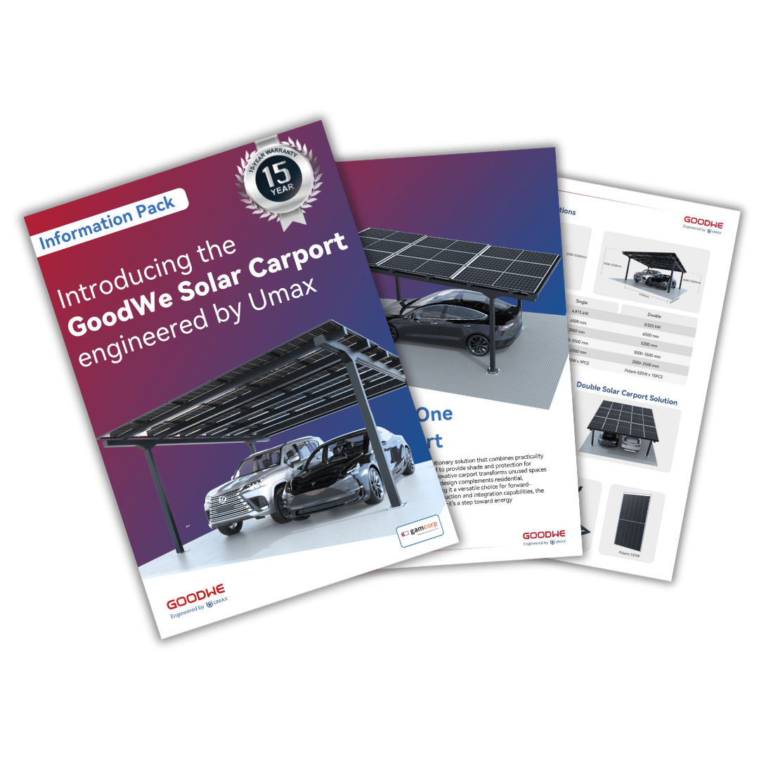 GoodWe Solar Carport | Australia | 15 Year Warranty